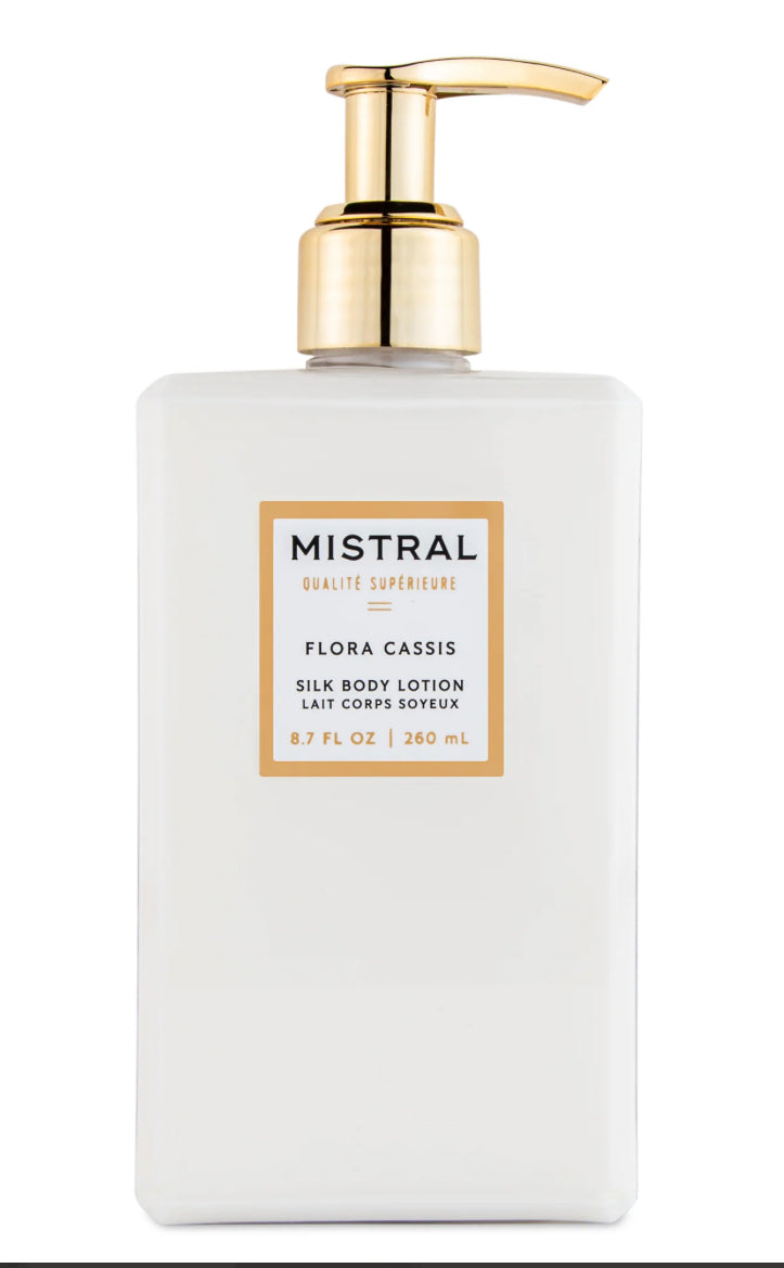 Mistral Luxe Silk Body Lotion Flora Cassis – Fickle International Antiques